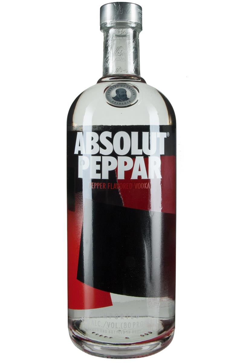 Absolut Peppar Vodka 1.0L - Haskell's Wine & Spirits