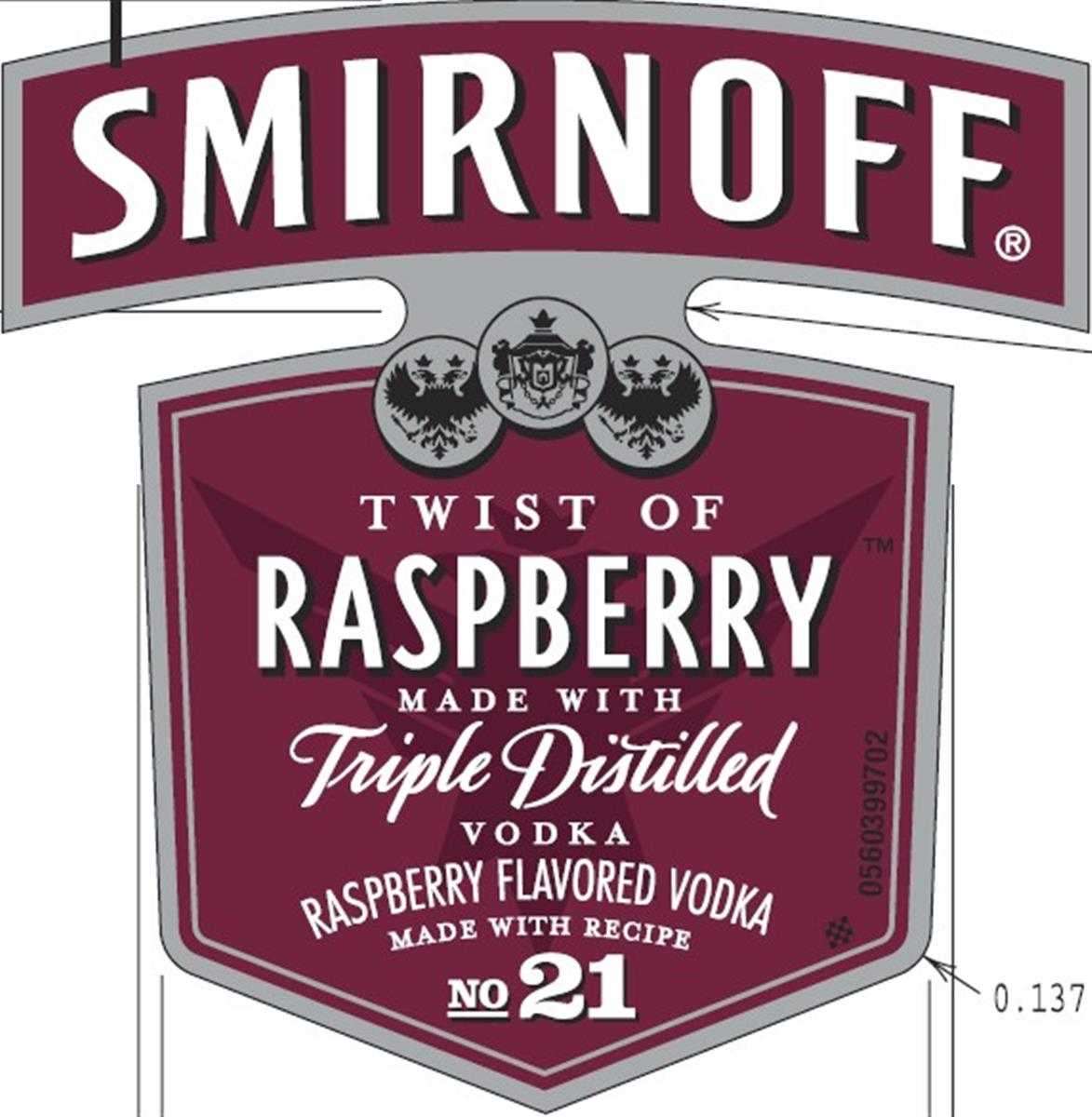 Smirnoff Raspberry Vodka 1.75L - Haskell's Wine & Spirits