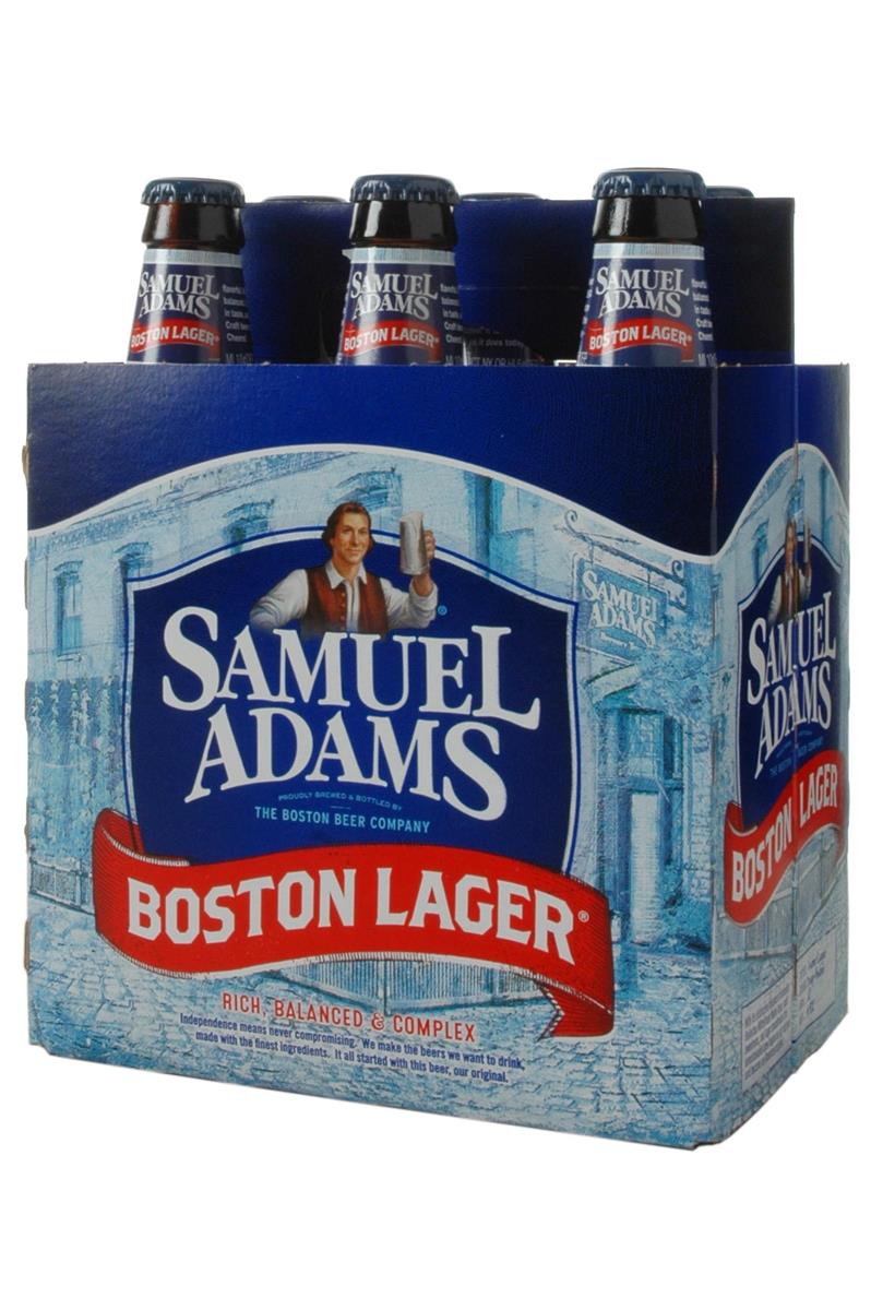 Sam Adams Boston Lager 6pk bottles - Haskell's Wine & Spirits
