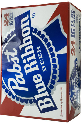 Pabst Blue Ribbon Pounder Pack 16oz 24pk cans - Haskells