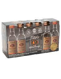 Tito's Handmade Vodka 50ml 12pk - Haskell's Wine & Spirits