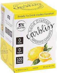 Carbliss Lemon 4pk cans - Haskell's Wine & Spirits