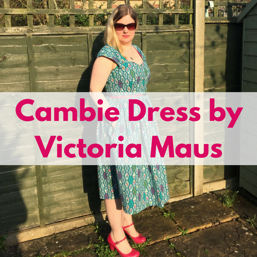Geometric Cambie Dress by Victoria Maus - The Fabric Fox