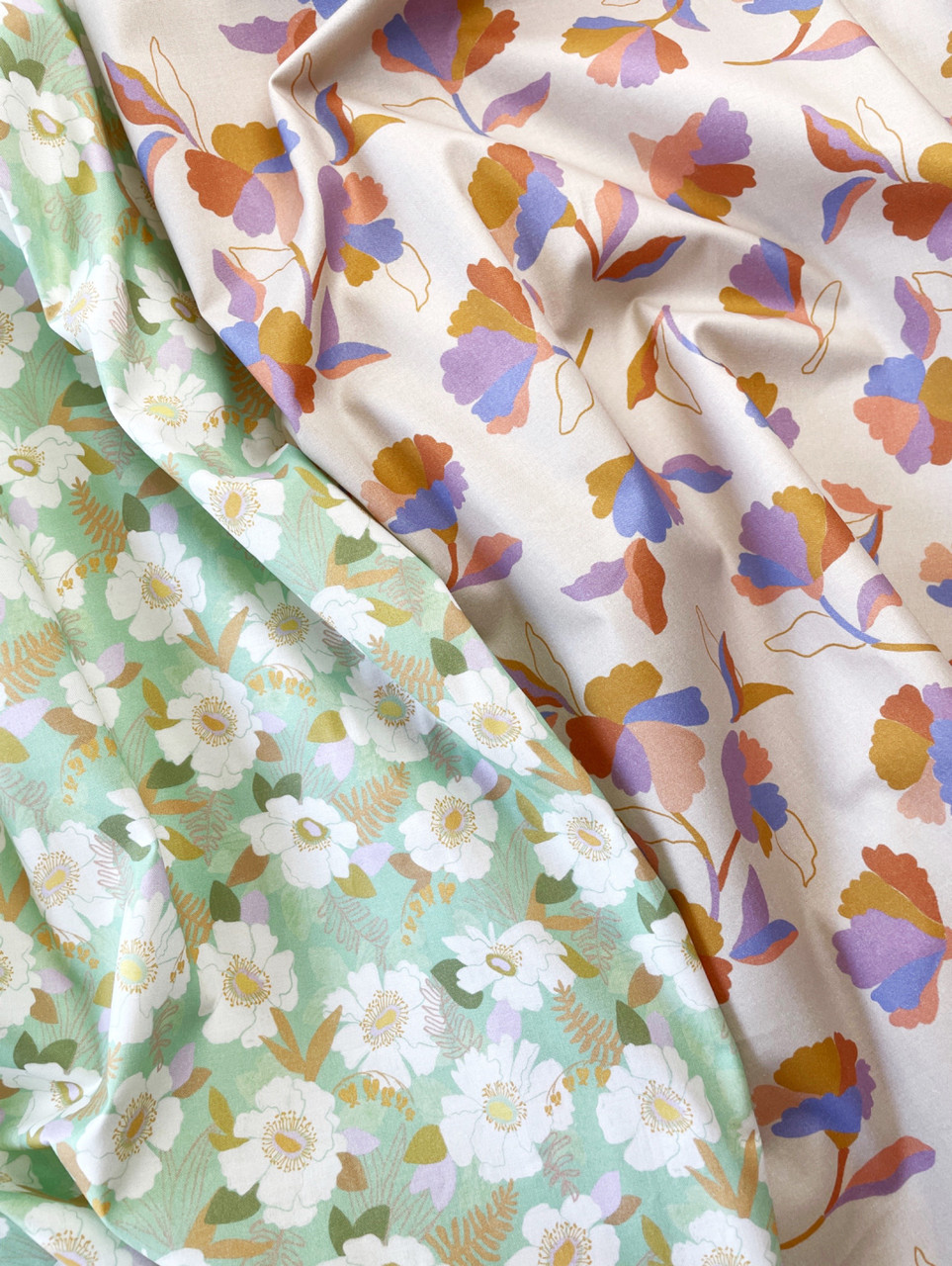 Spanish Flowers Multi | Botanica Collection | Paintbrush Studio Fabrics ...