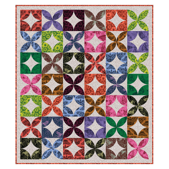 Butterflies Green | Indelible Ink Collection | Northcott | 100% Cotton ...