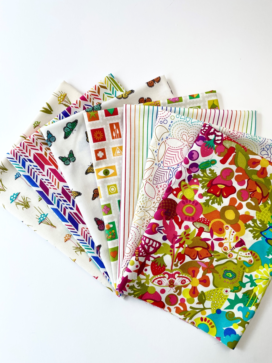 Color Wheel Day Fat Quarter Bundle | 7 Quilting Cotton Fat Quarters ...