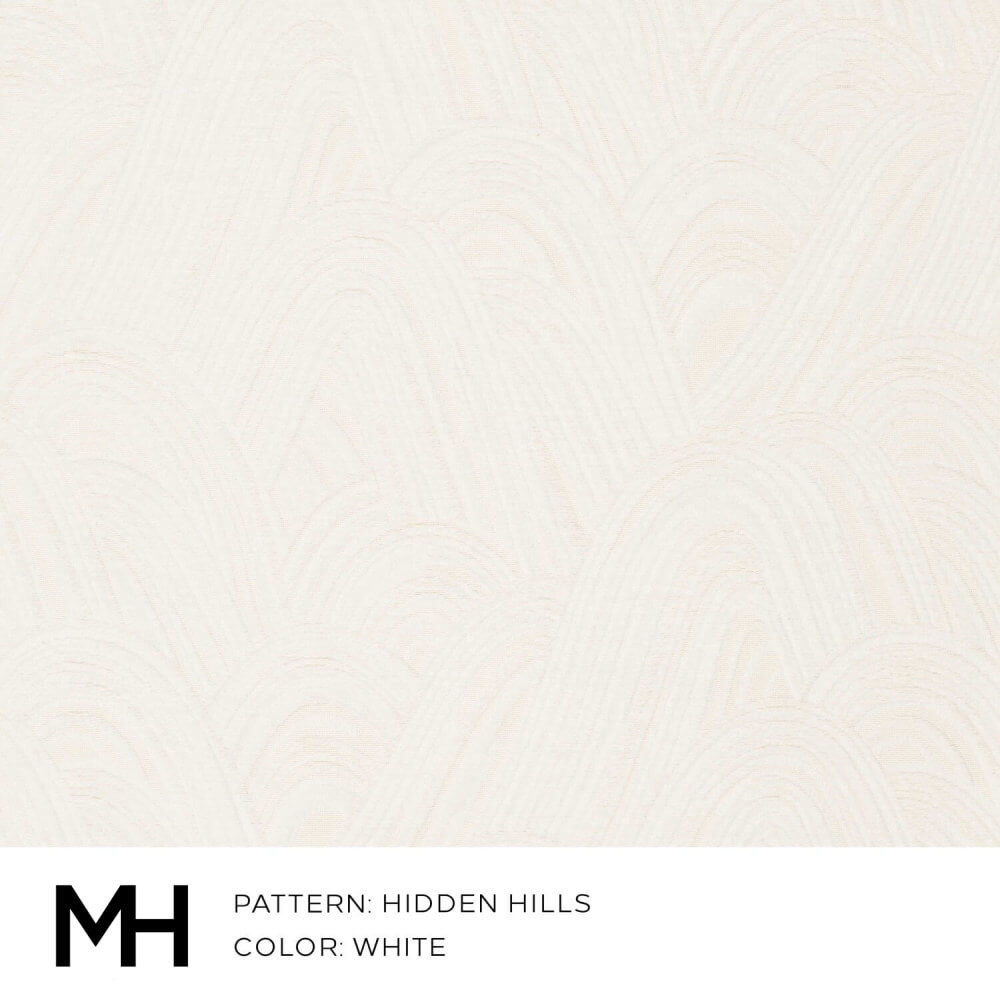 Moss Home | Made in the USA - Hidden Hills White Fabric - Memo