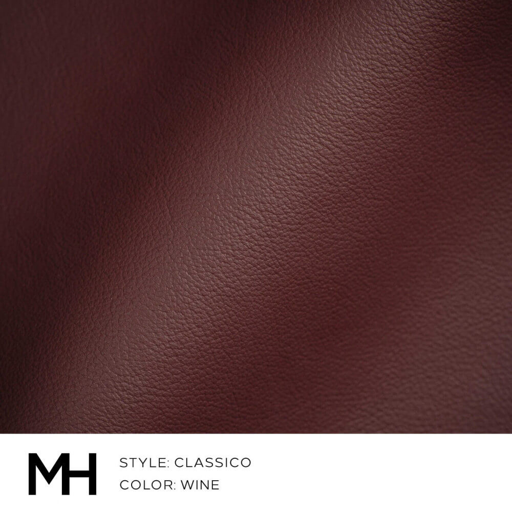 Moss Home | Made in the USA - Classico Wine Leather Swatch