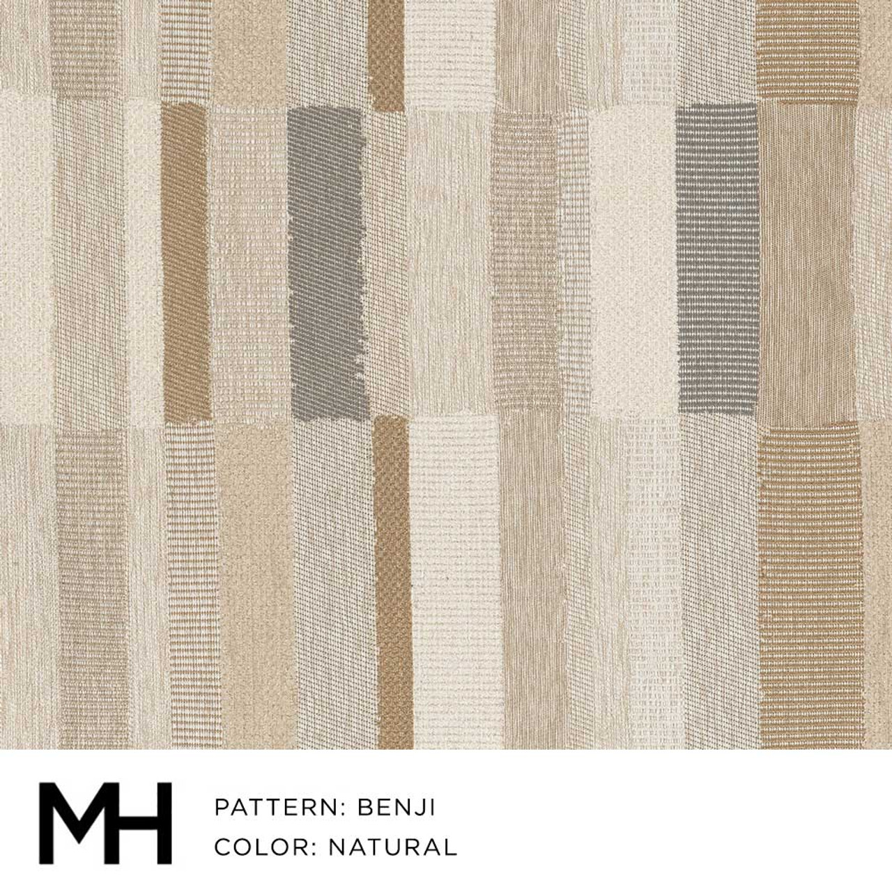 Moss Home Made In The Usa Benji Natural Fabric Swatch