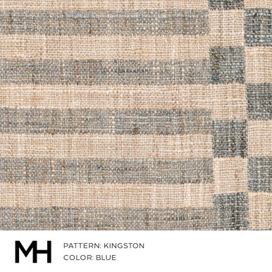 Moss Home | Made in the USA - Kingston Blue Fabric - Memo