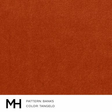 Moss Home | Made in the USA - Banks Tangelo Fabric by the Yard