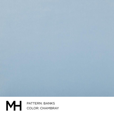 Moss Home | Made in the USA - Banks Chambray Fabric Swatch