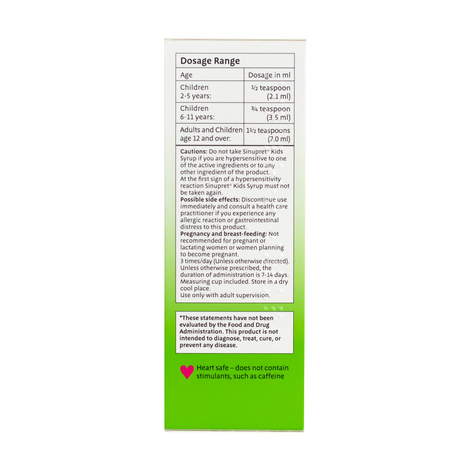 Sinupret® Kids Syrup | Sinus Relief | Bionorica USA
