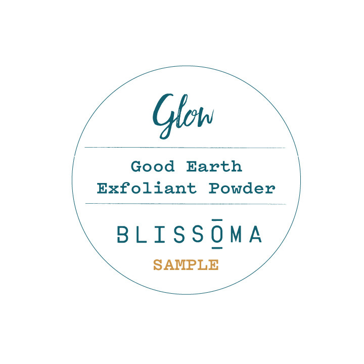 Sample Glow - Good Earth Exfoliant Powder - Blissoma Botanical Beauty