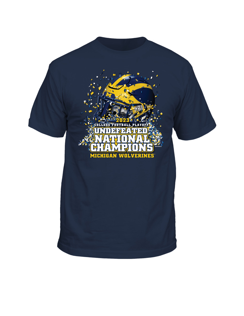 Michigan Wolverines Football 2023 National Championship Helmet Short ...