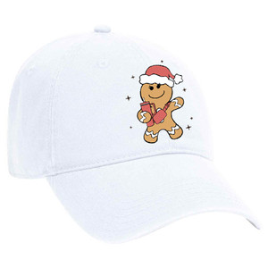 Womens Christmas Hat Gingerbread Man Dad Hat Baseball Cap - Trenz Shirt ...