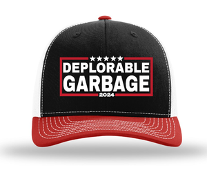 Patriot Pride Mens Funny Political Trump Deplorable Garbage Mesh Back ...