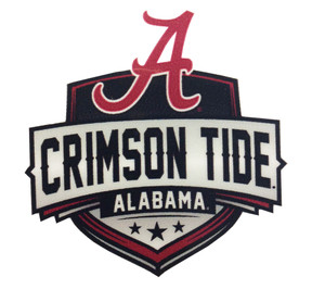 Brass Reminders, University of Alabama 3" x 3" Mini Western Badge with ...