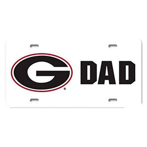 NCAA Georgia Bulldogs Dad License Plate - Trenz Shirt Company