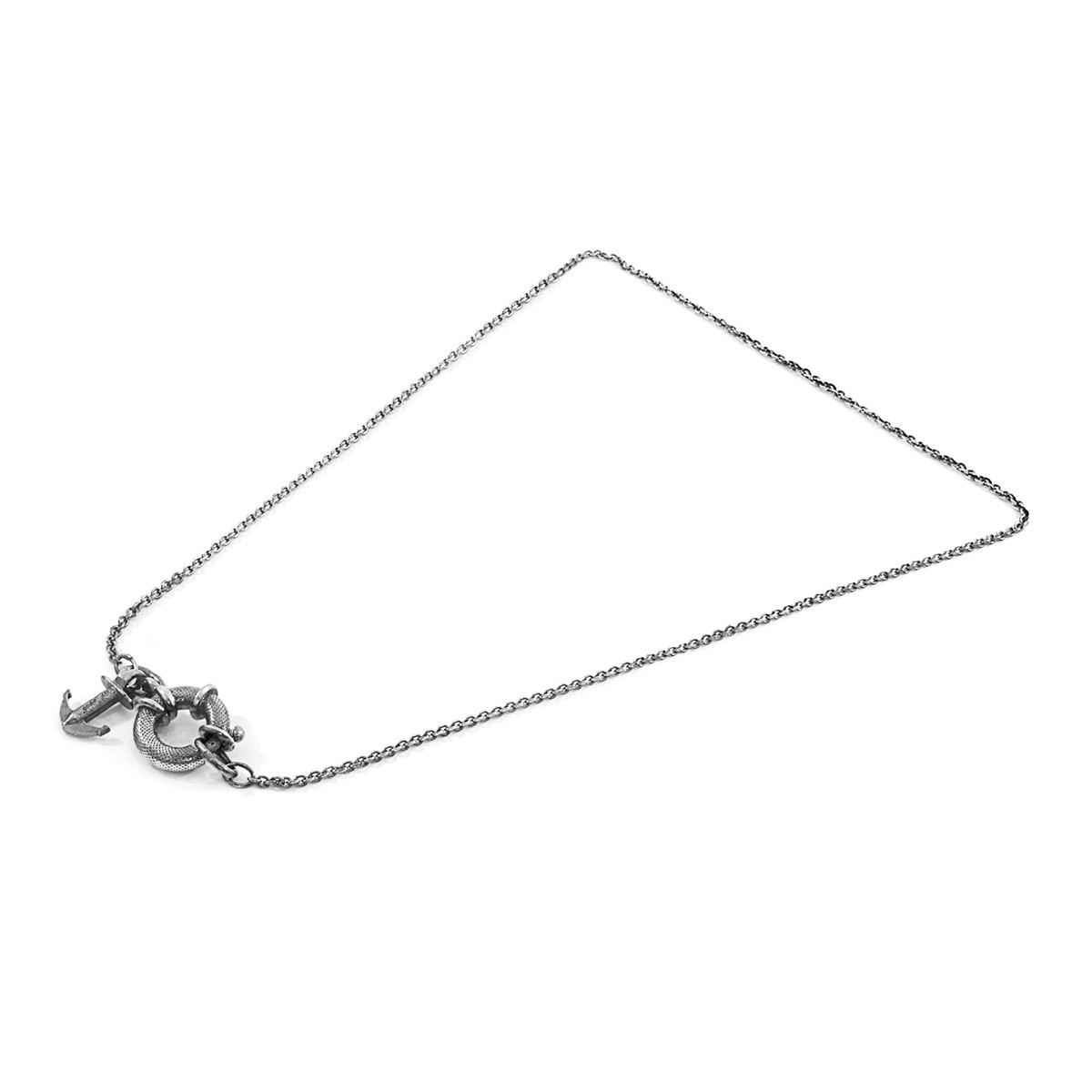 London Pulley Silver Necklace Pendant | ANCHOR & CREW