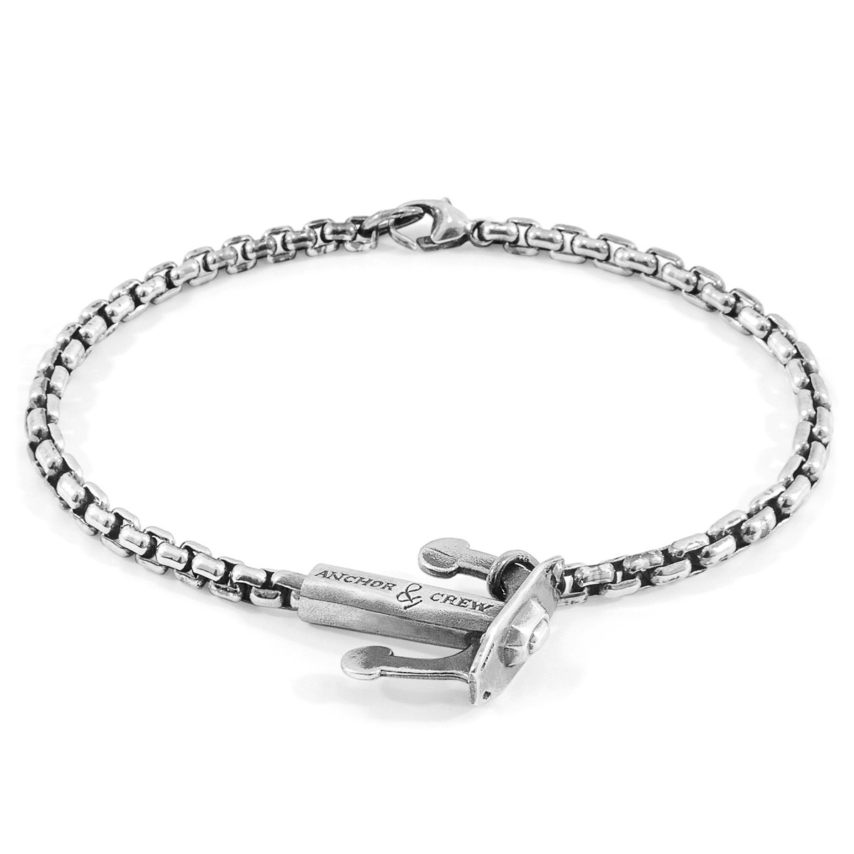 Union Anchor Silver Chain Bracelet | ANCHOR & CREW