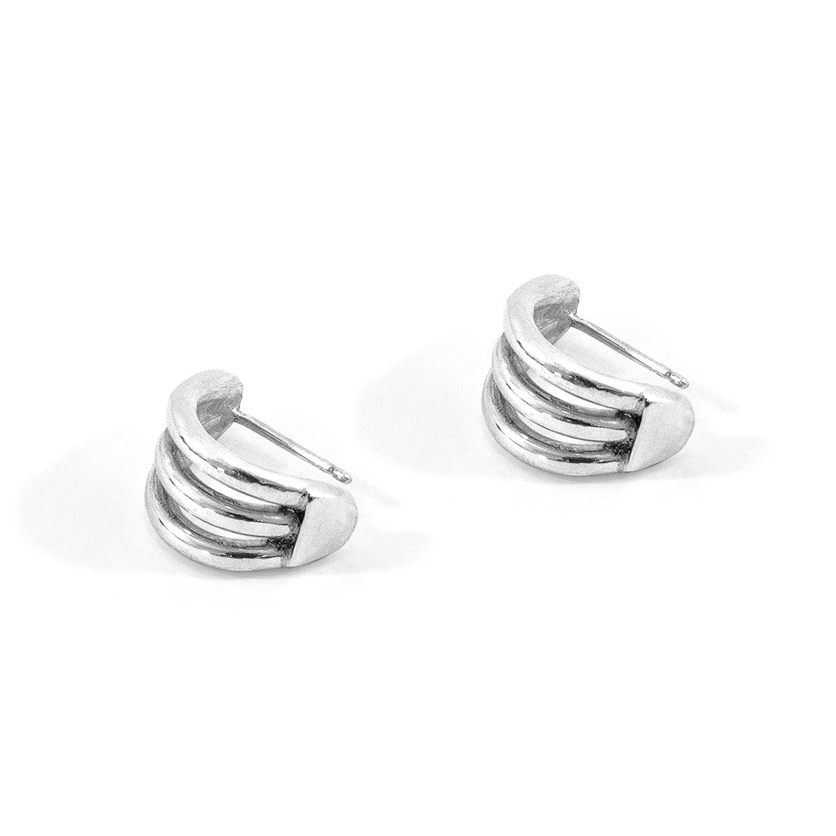 Bondi Surf Silver Earring Studs | ANCHOR & CREW