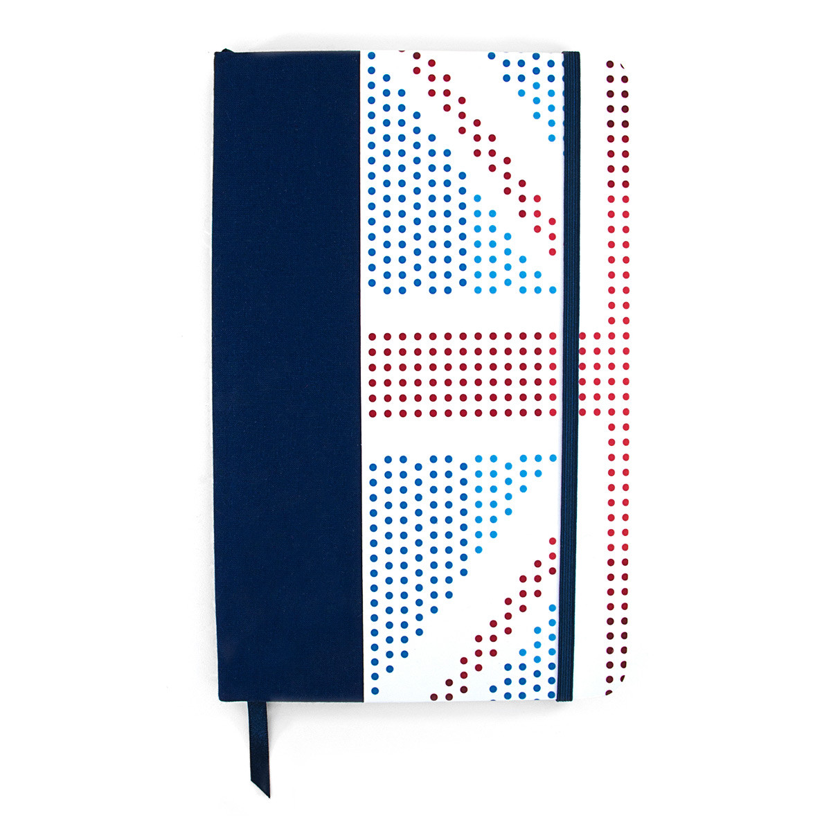 Red White and Blue London Medium Hardcover Notebook | ANCHOR & CREW