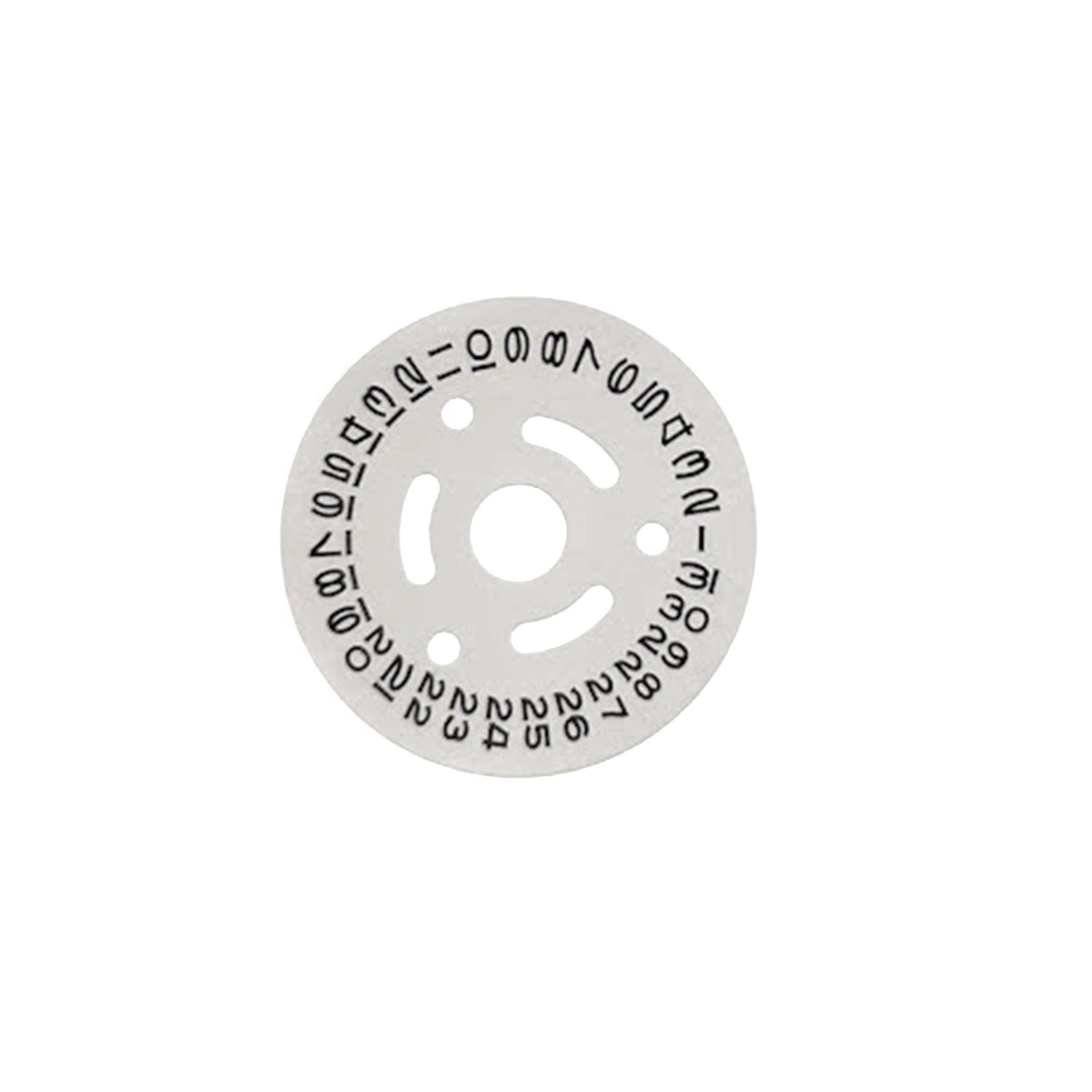 Date Dial Disc Fit Rolex® Part 4520-2 Caliber 2035 White Color 18mm