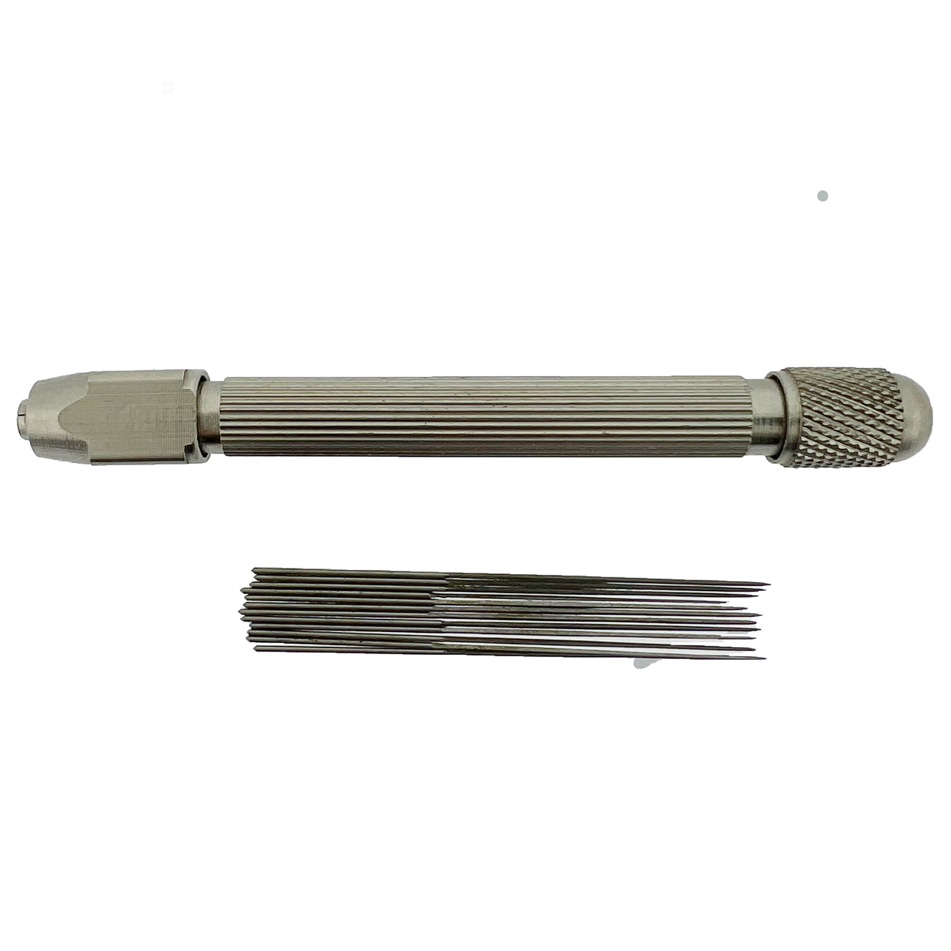 Economical Pin Vise Tool includes 12 Broaches Watch Repair Tools ...