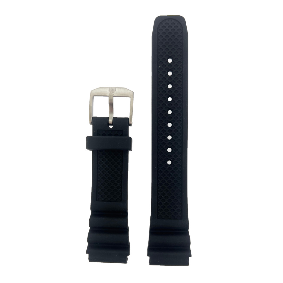 Luminox 22mm Mens Watch Band Rubber | Replacement Strap| WatchMaterial