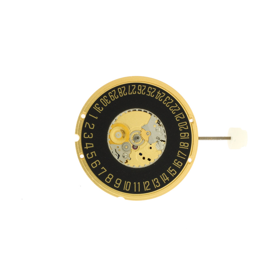 ETA 955.112 Black Calender at 6 Quartz Watch Movements