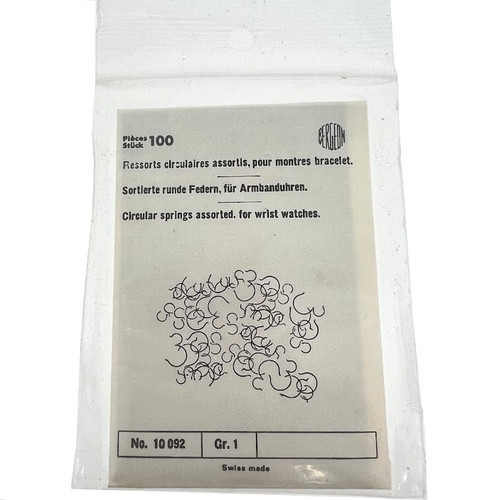 Bergeon® Circular Click Springs for Wrist Watch Swiss Made