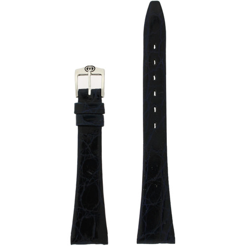 Genuine GUCCI Watch Band Model 2000M 16mm Navy Blue Replacement Strap