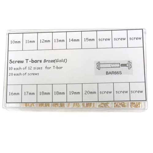 Screw Type Watch Lugs for Leather Band With Gold Plating