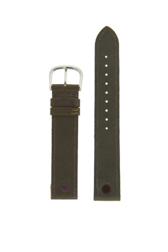 Swiss Army Brown Watch Band Calvary Strap Watchmaterial