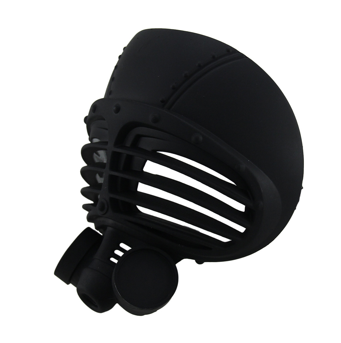 Matte Black Steampunk Submarine Gas Costume Mask - Things2Die4