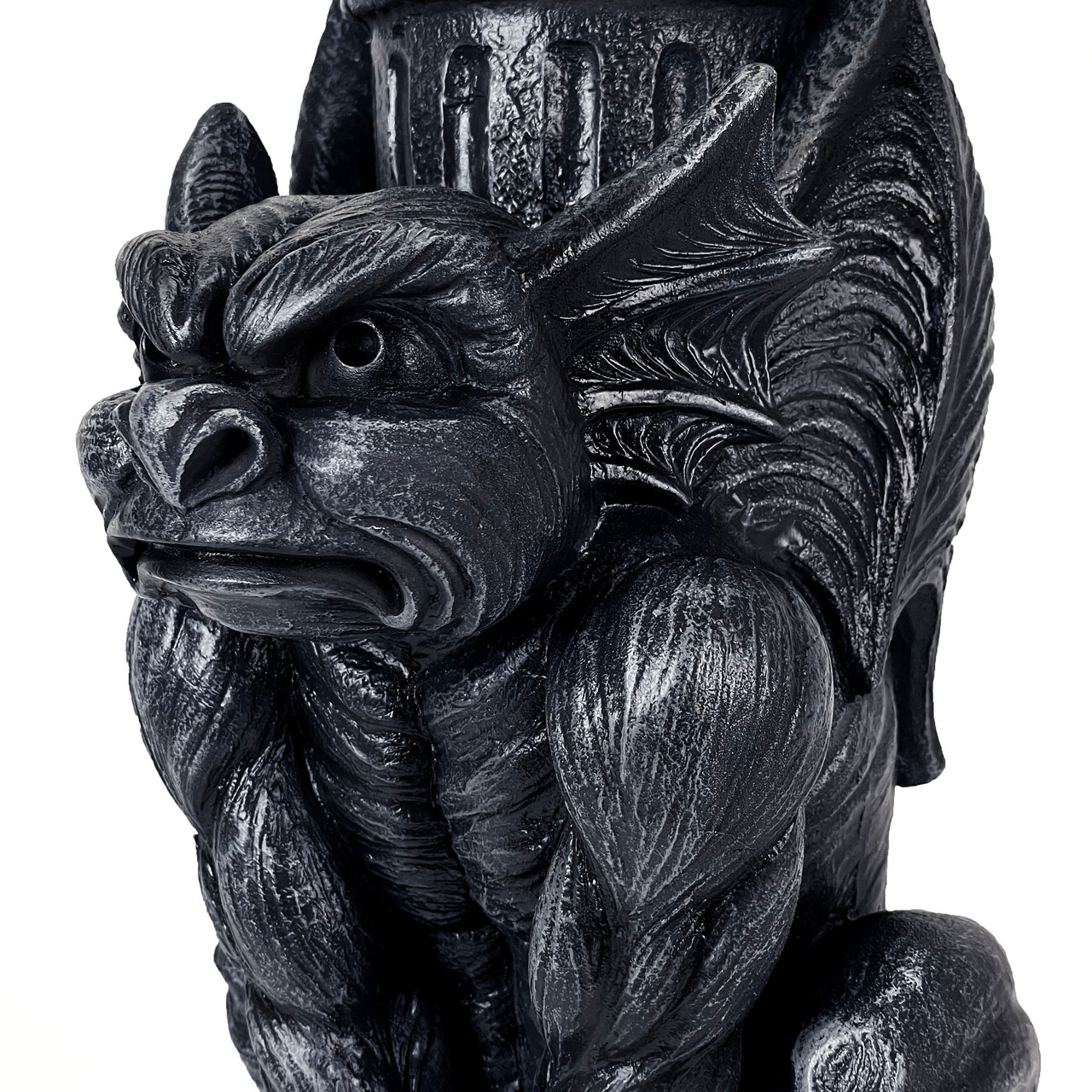 Glowing Grimace Guardian Gargoyle LED Solar Light - Majestic Gothic ...