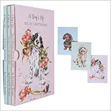 Wrendale Notebook 3pkt A Dogs Life - The Queen's Pantry