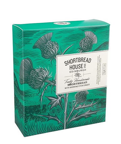 Shortbread House of Edinburgh Stem Ginger Box - The Queen's Pantry