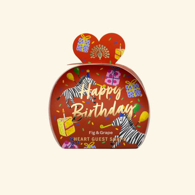 ESC Happy Birthday Heart Soap Fig and Grape - The Queen's Pantry