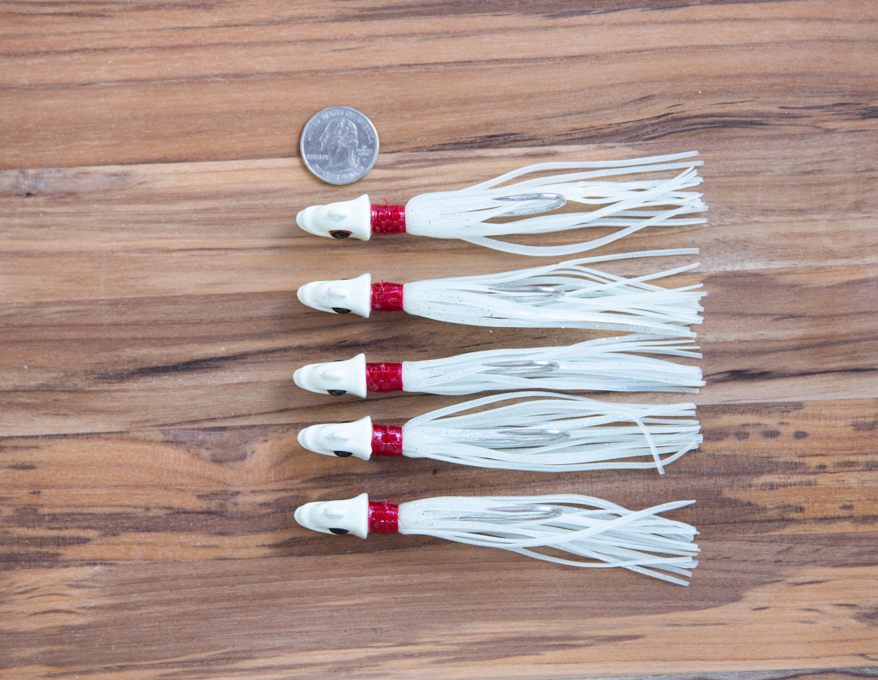 1oz Fire Eye Glow Jig Pro Pack - "The Chicken Slayer"