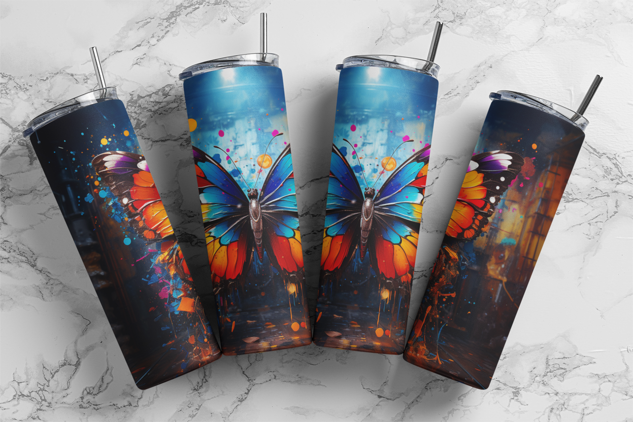 Butterfly #7 Sublimation PNG Design DIGITAL DOWNLOAD