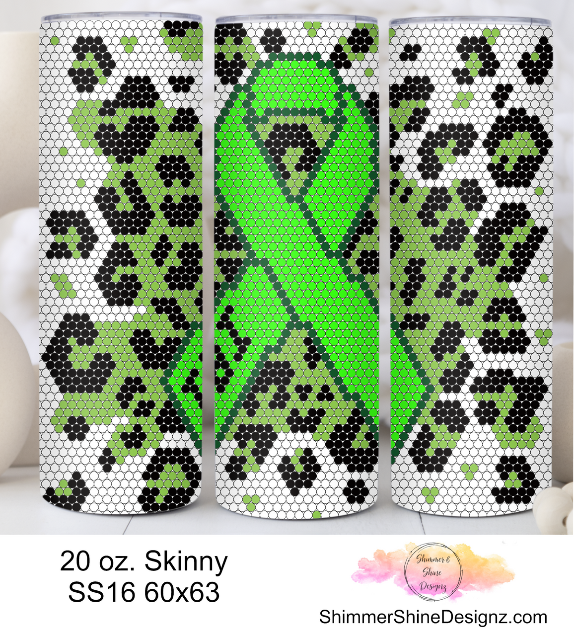 Traumatic Brain Injury Ribbon 20 oz Skinny SS16 60x63