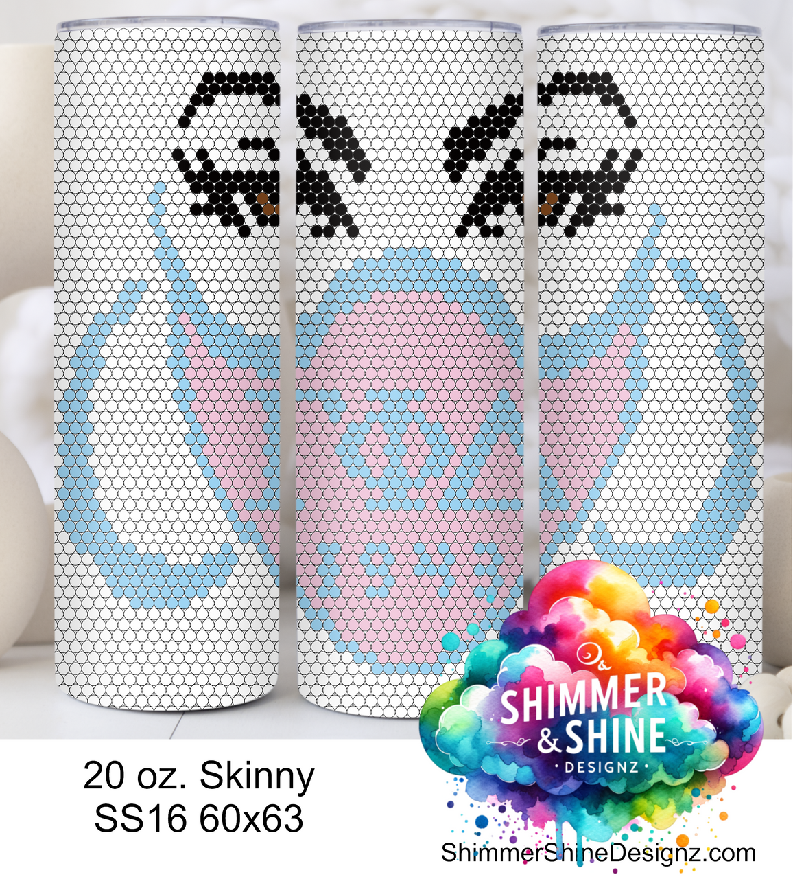 Gamma Phi Delta Face Mask 20 oz Skinny SS16 60x63 DIGITAL DOWNLOAD