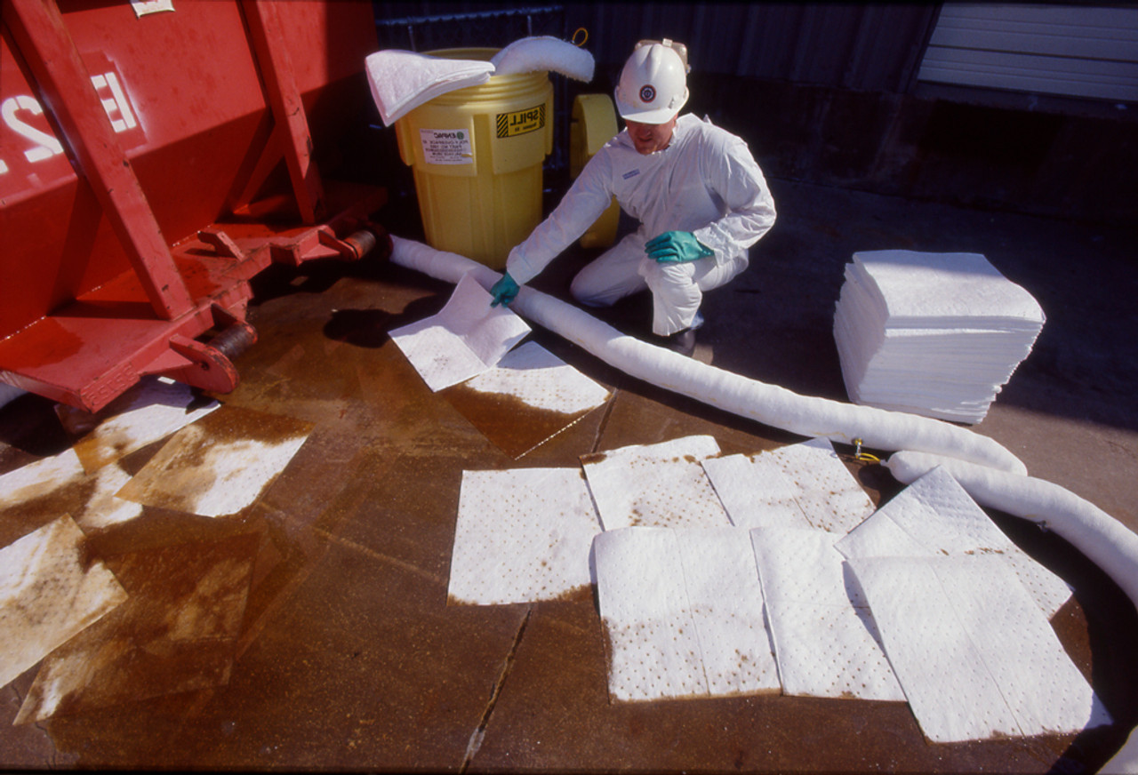 Oil Only Non-Bonded Absorbent Pads | Sorbents
