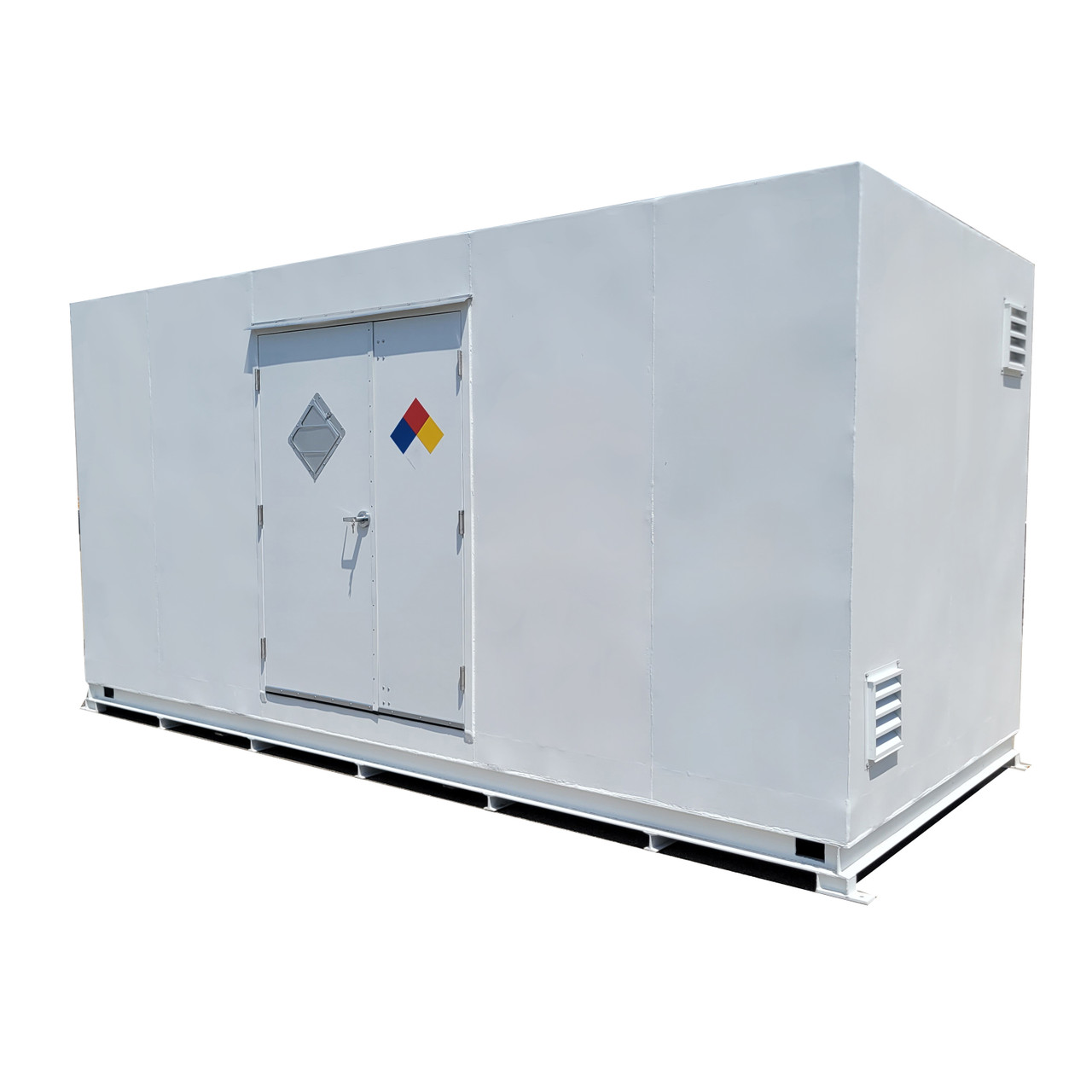 Steel HazMat Storage Building, 4 Hour Fire-Rated | ENPAC