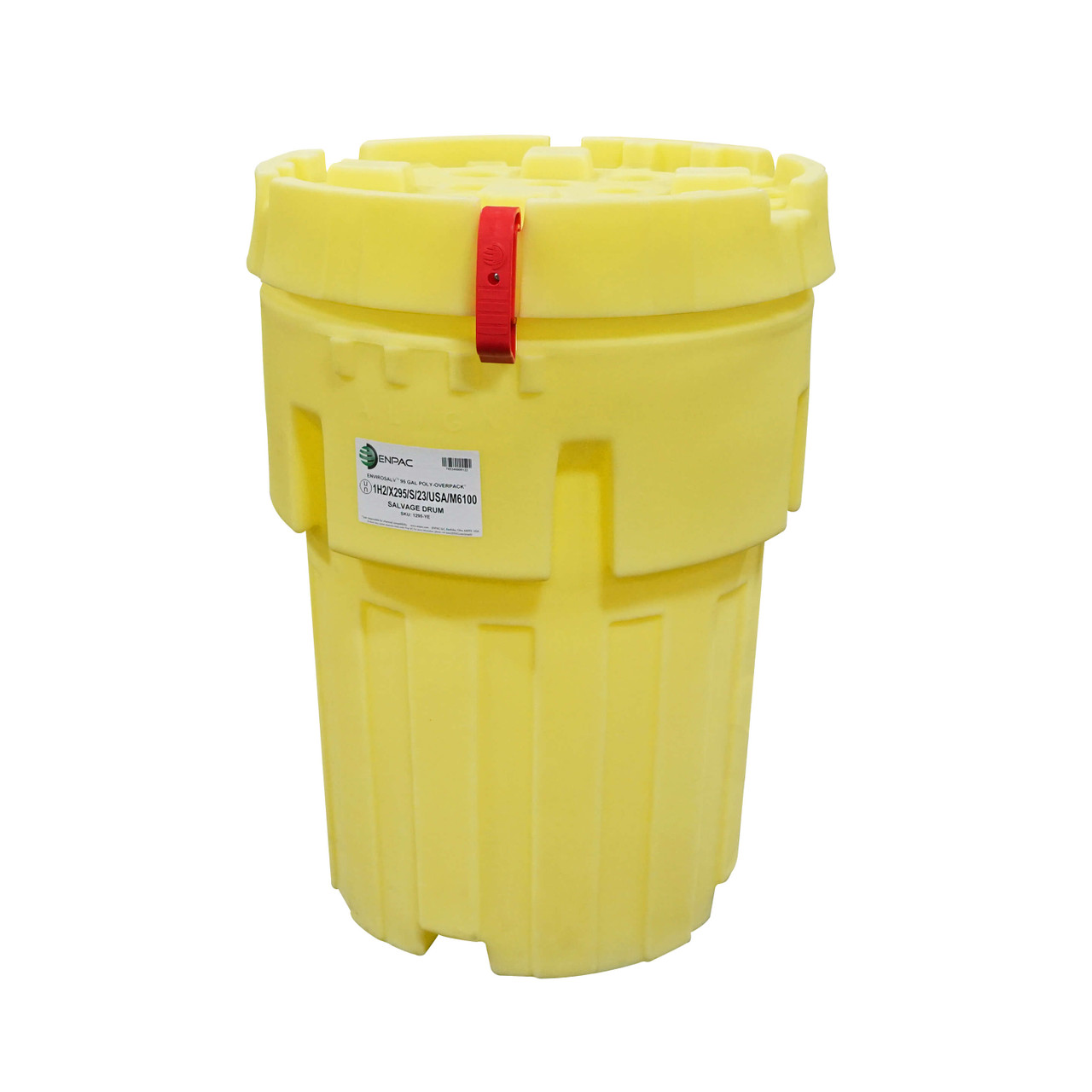 Envirosalv Lockable 95-Gallon Poly-Overpack® Salvage Drum | ENPAC