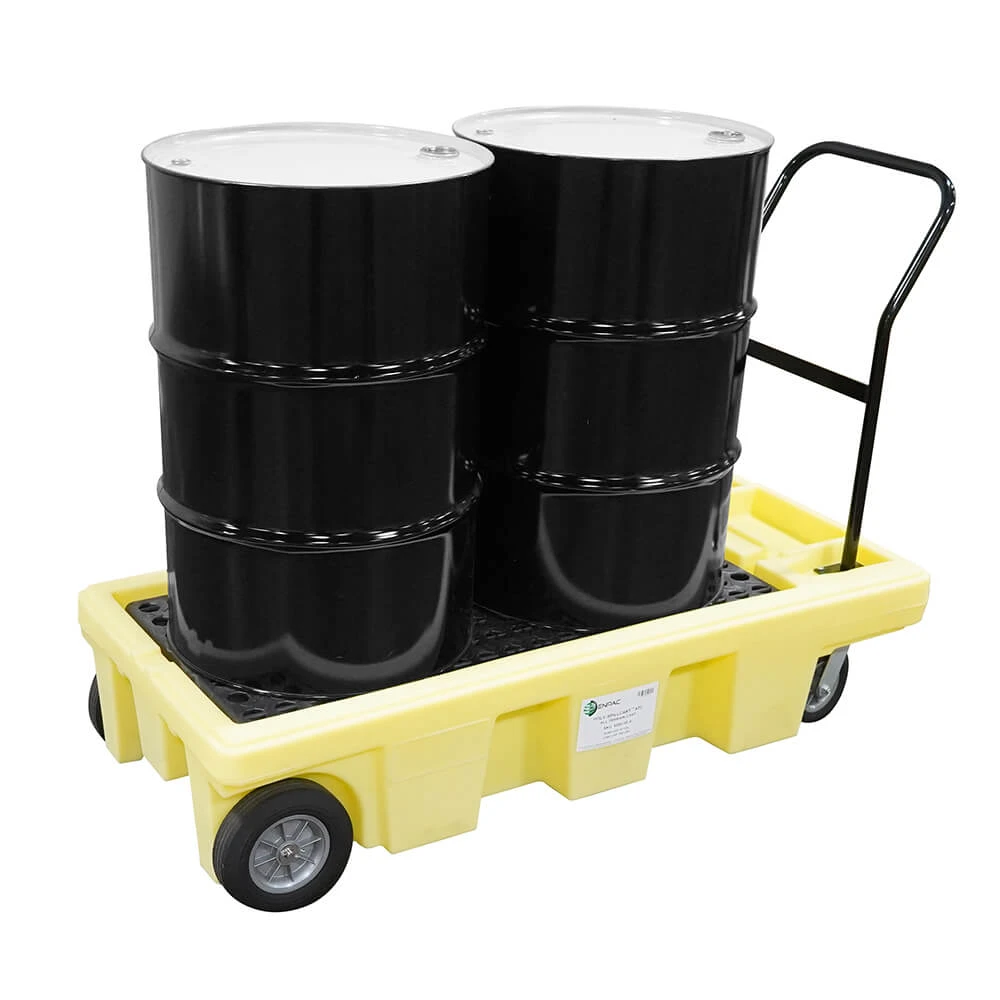 2 Drum Poly Spill Cart All-Terrain | ENPAC