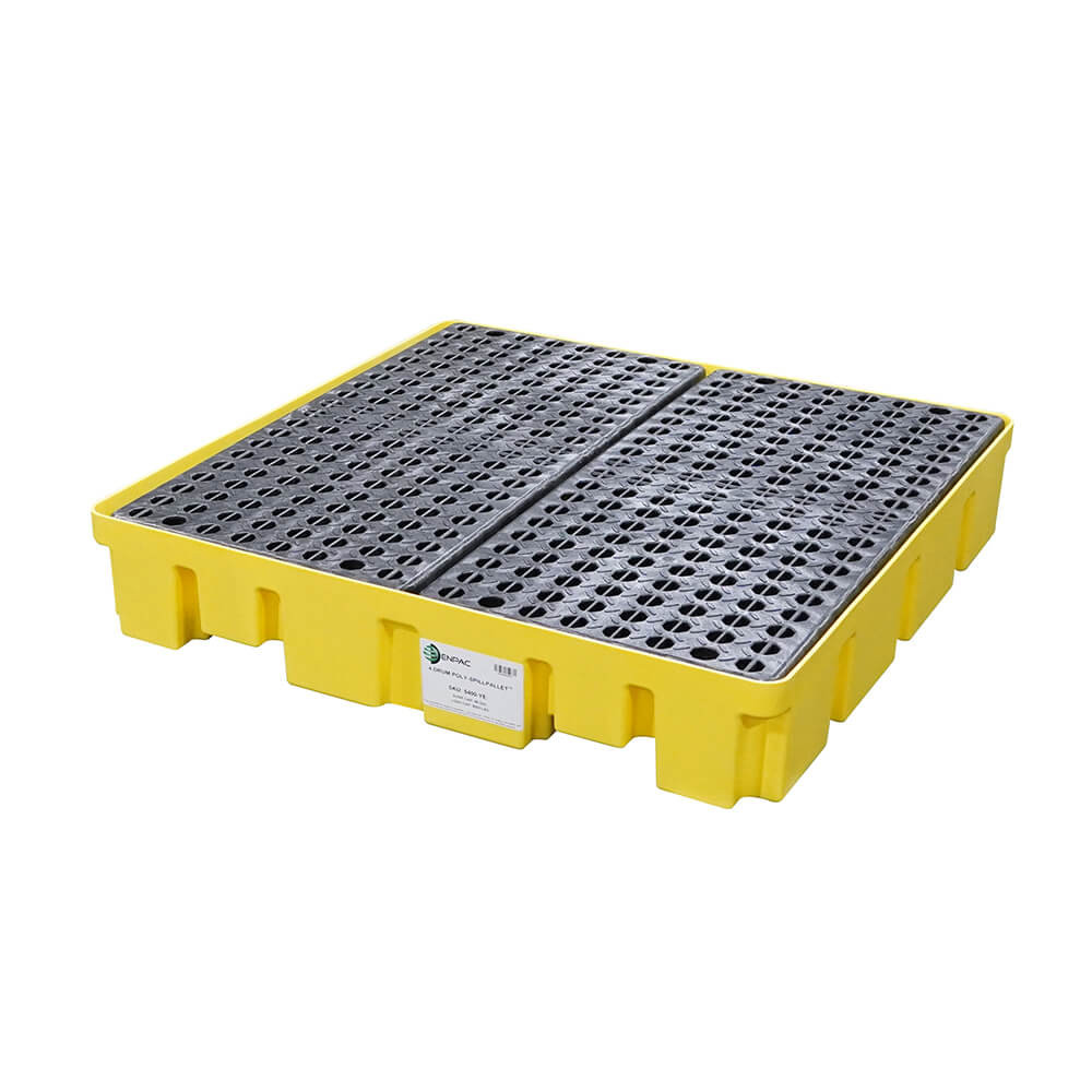 4 Drum Slim-Line Poly Spill Pallet | ENPAC