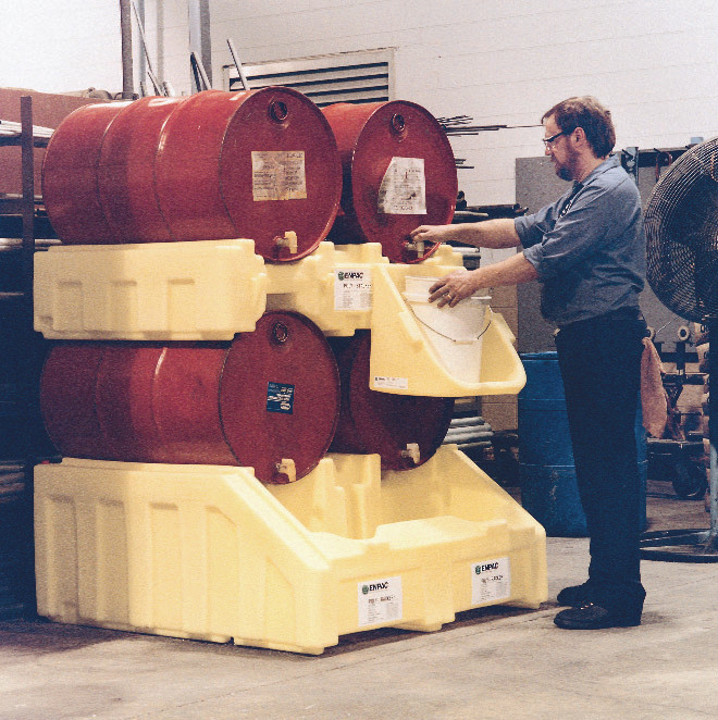 2 Drum Poly-Stacker Drum Dispensing System | ENPAC